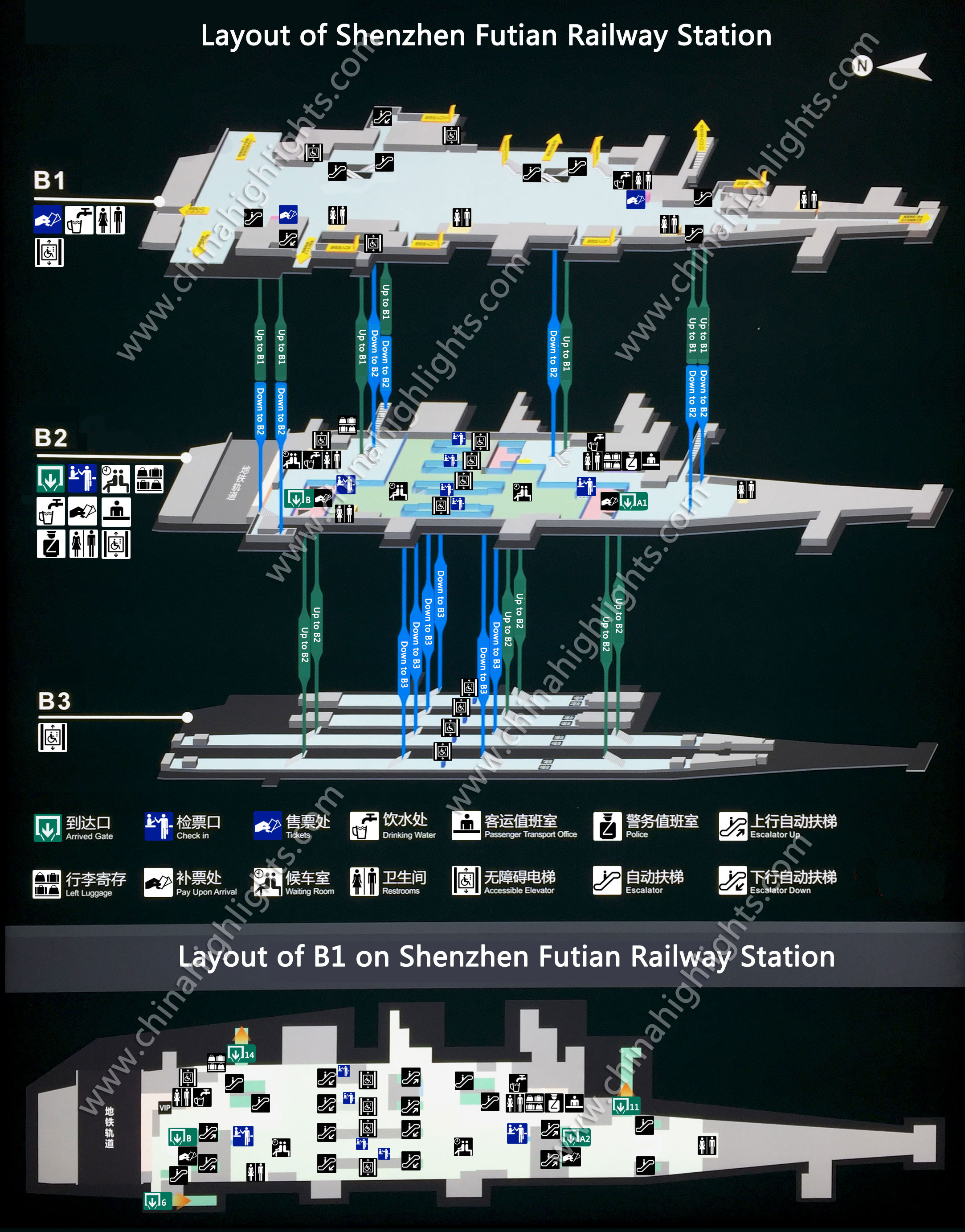 Shenzhen Futian Railway Station, Futian Station