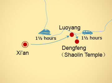 Round Day Trip to Luoyang by HSR from Xi'an