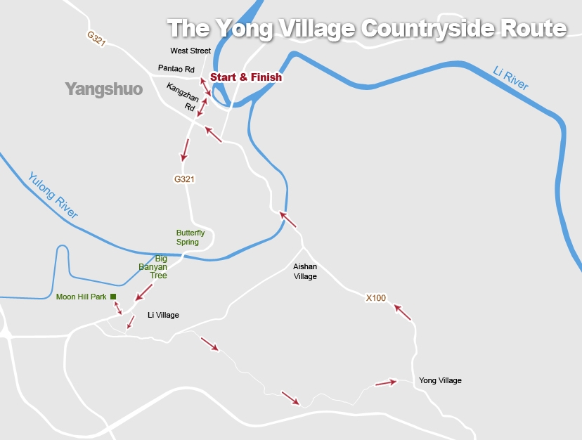 Yangshuo Biking, 4 Classic Biking Routes Based on Yangshuo