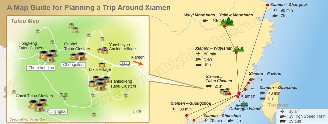 Xiamen Tours, Discover Ancient Tulou Clusters and Danxia Landform