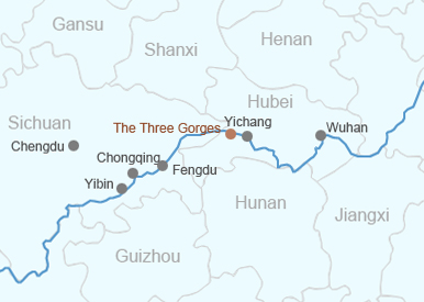 Middle Reaches of the Yangtze - from Yichang to Hukou